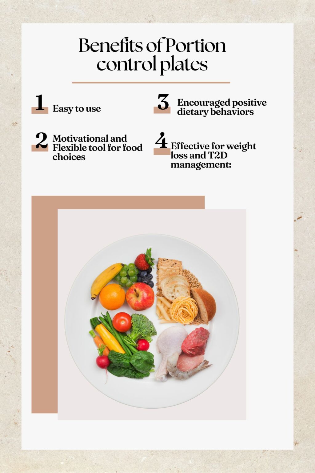 Portion Control Plate: Achieve Balanced Nutrition with Ease - For ...