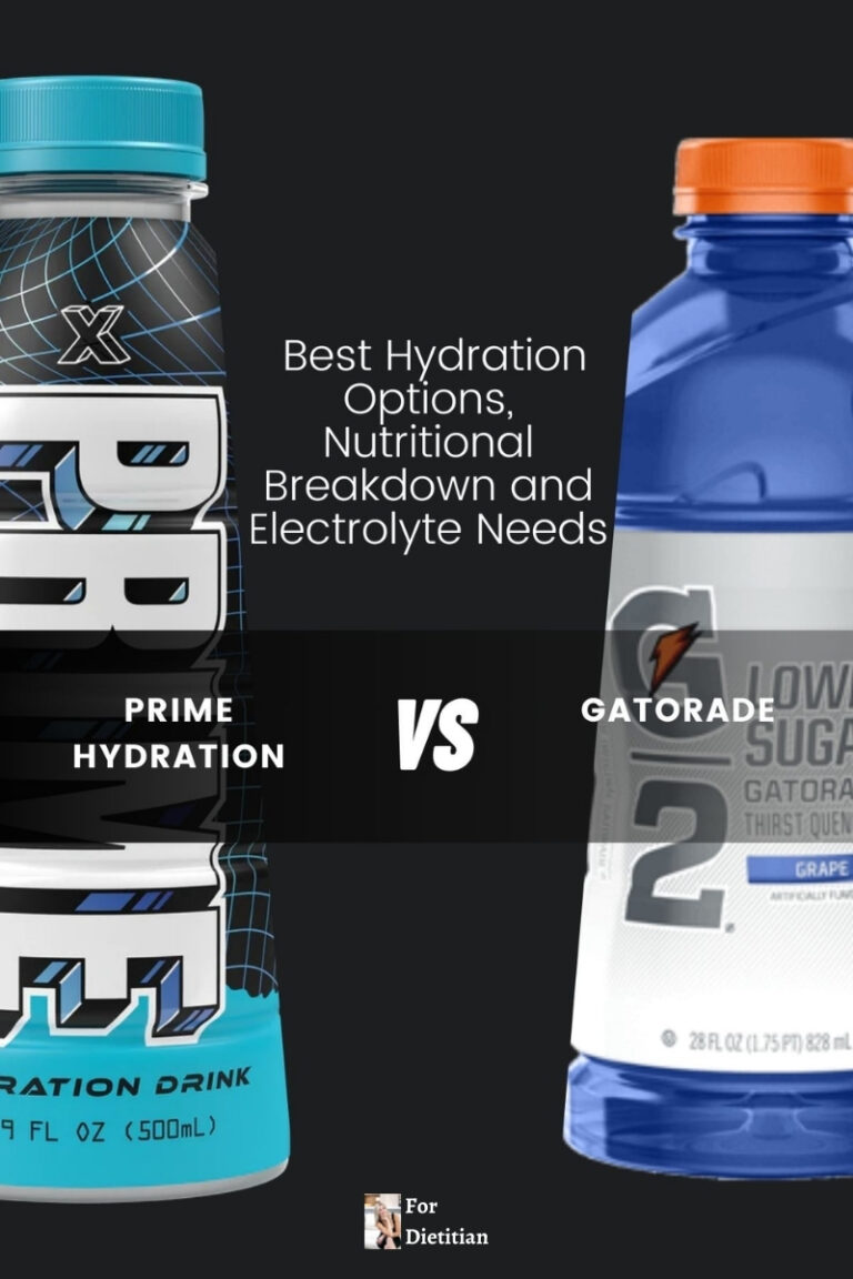 Prime Hydration vs. Gatorade: Nutritional Breakdown, Electrolyte Needs, and Best Hydration ...